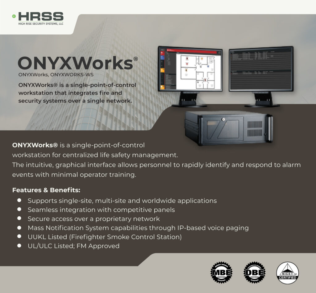 Network Systems- ONYXWorks Infographic - High Rise Security Systems/SMG